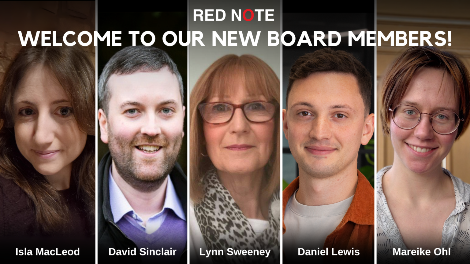 Red Note Welcome to our new board members! - Red Note